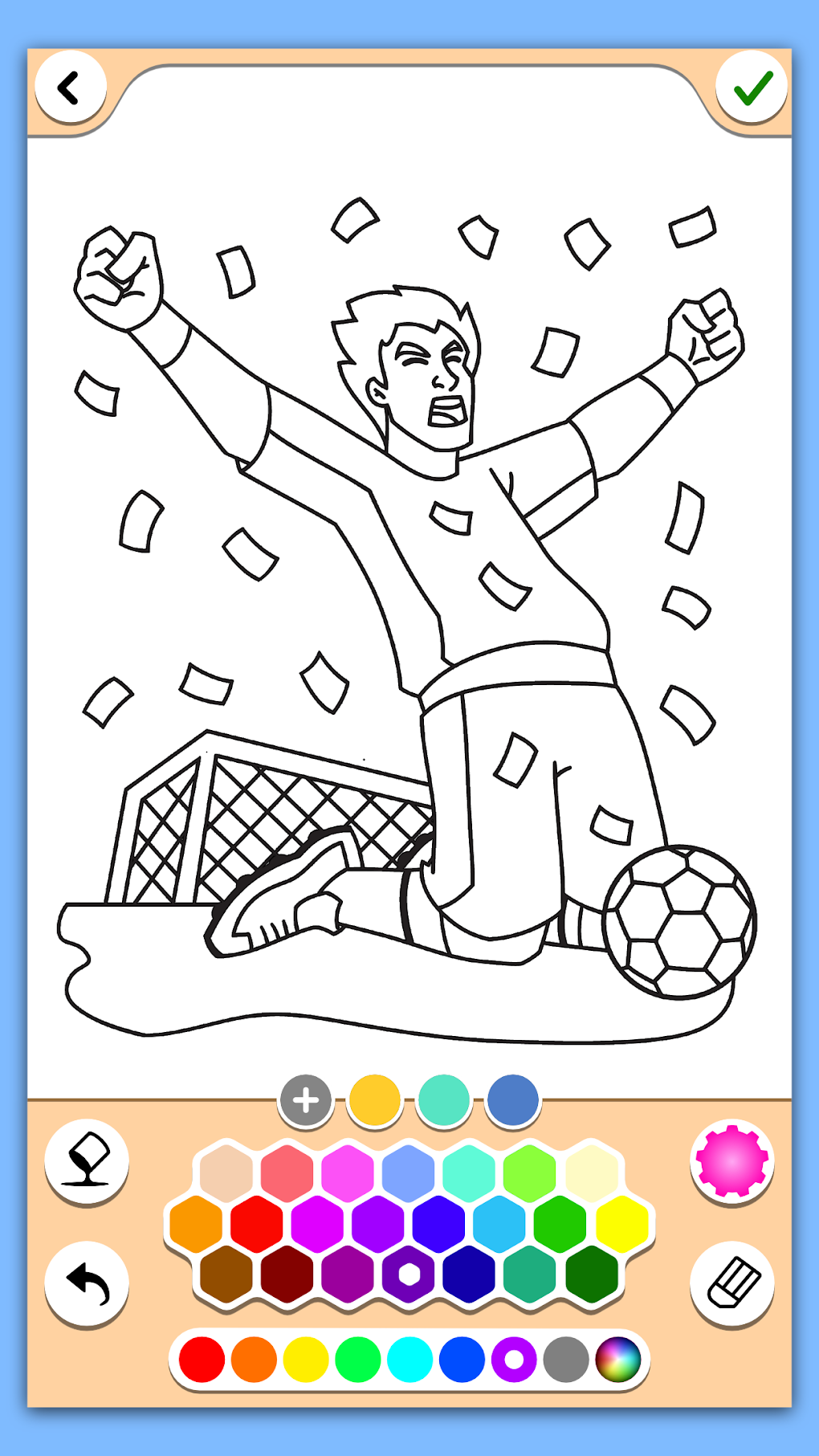 Football coloring book game APK para Android - Download