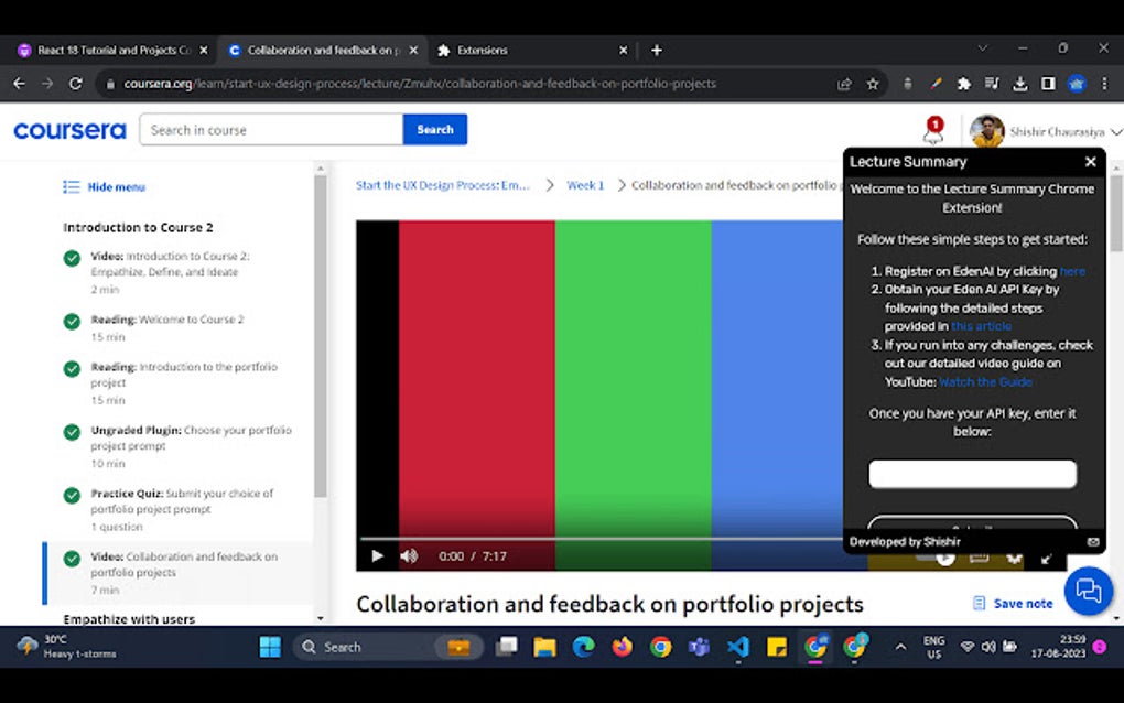 Lecture Summary: Youtube, Udemy And Coursera para Google Chrome ... Lecture Summary: Youtube, Udemy And Coursera para Google Chrome ...