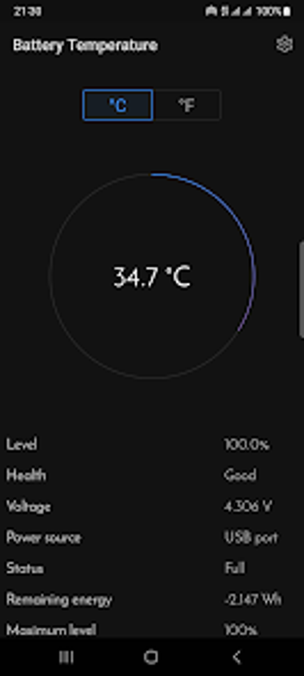 Battery Temperature per Android - Download