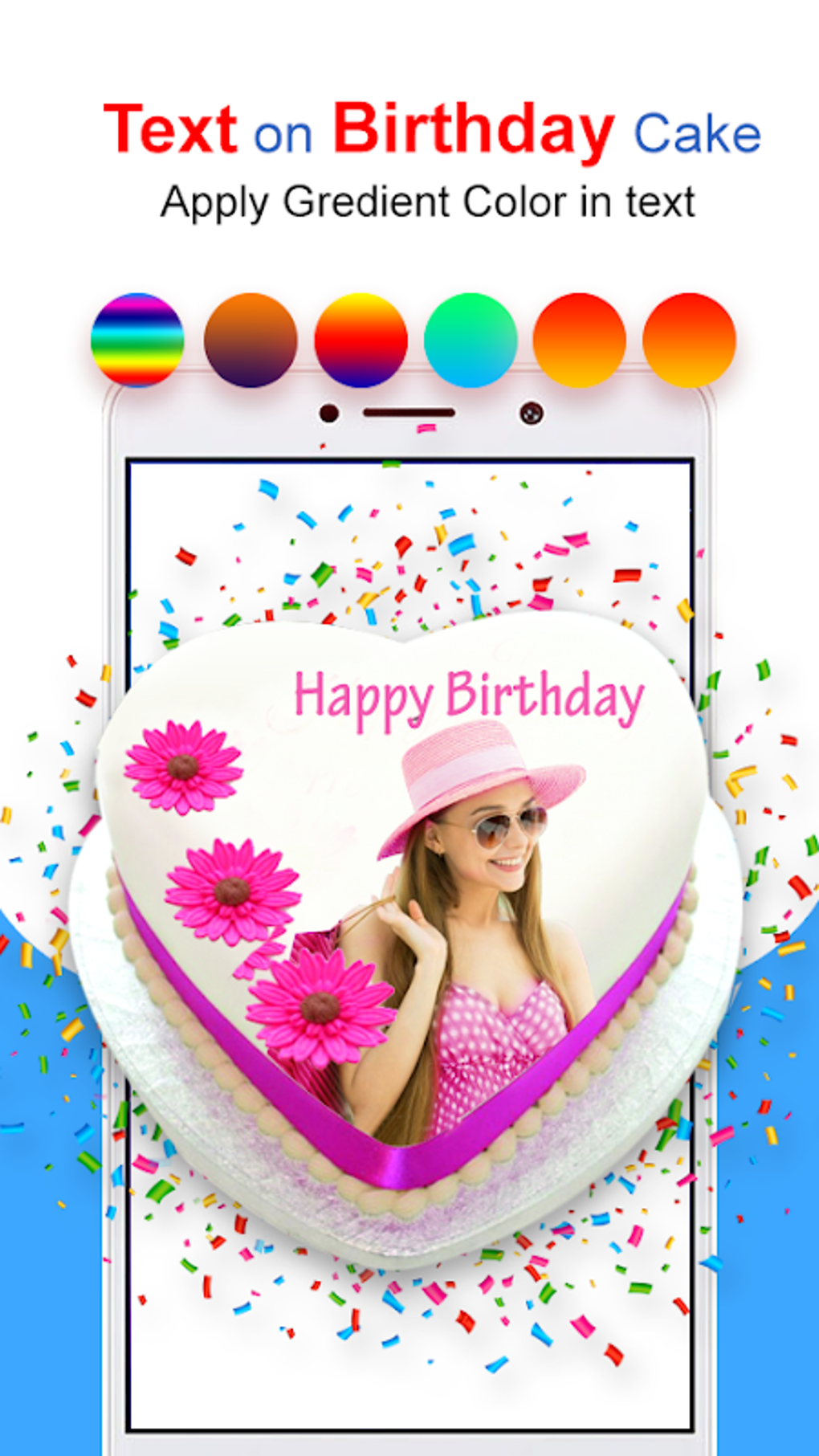 Photo on Birthday Cake, Photo Editor & Video Maker APK for Android ...