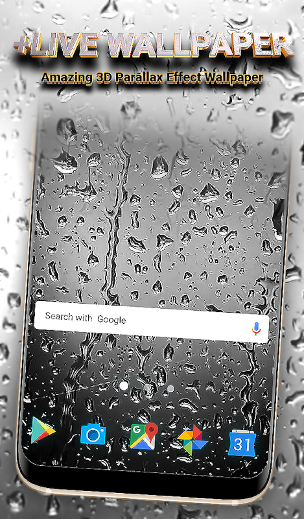 Rain HD Animated Keyboard + Live Wallpaper for Android - Download