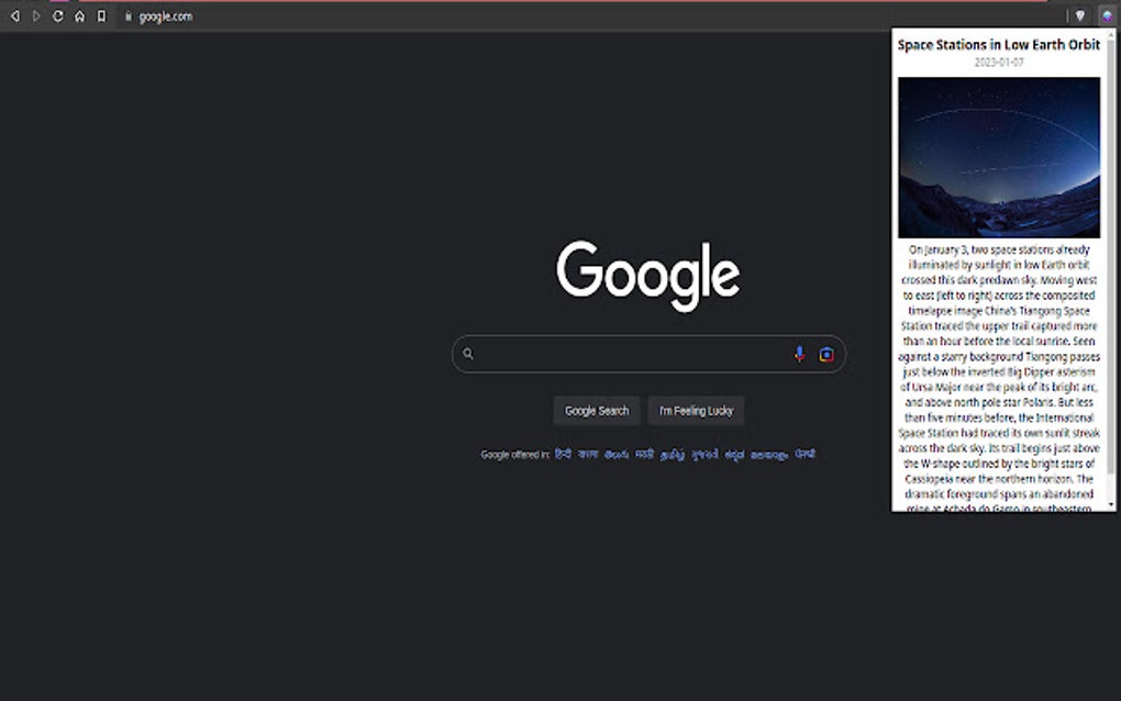 NASA Space Explorer: Discover the Cosmos for Google Chrome - Extension ...