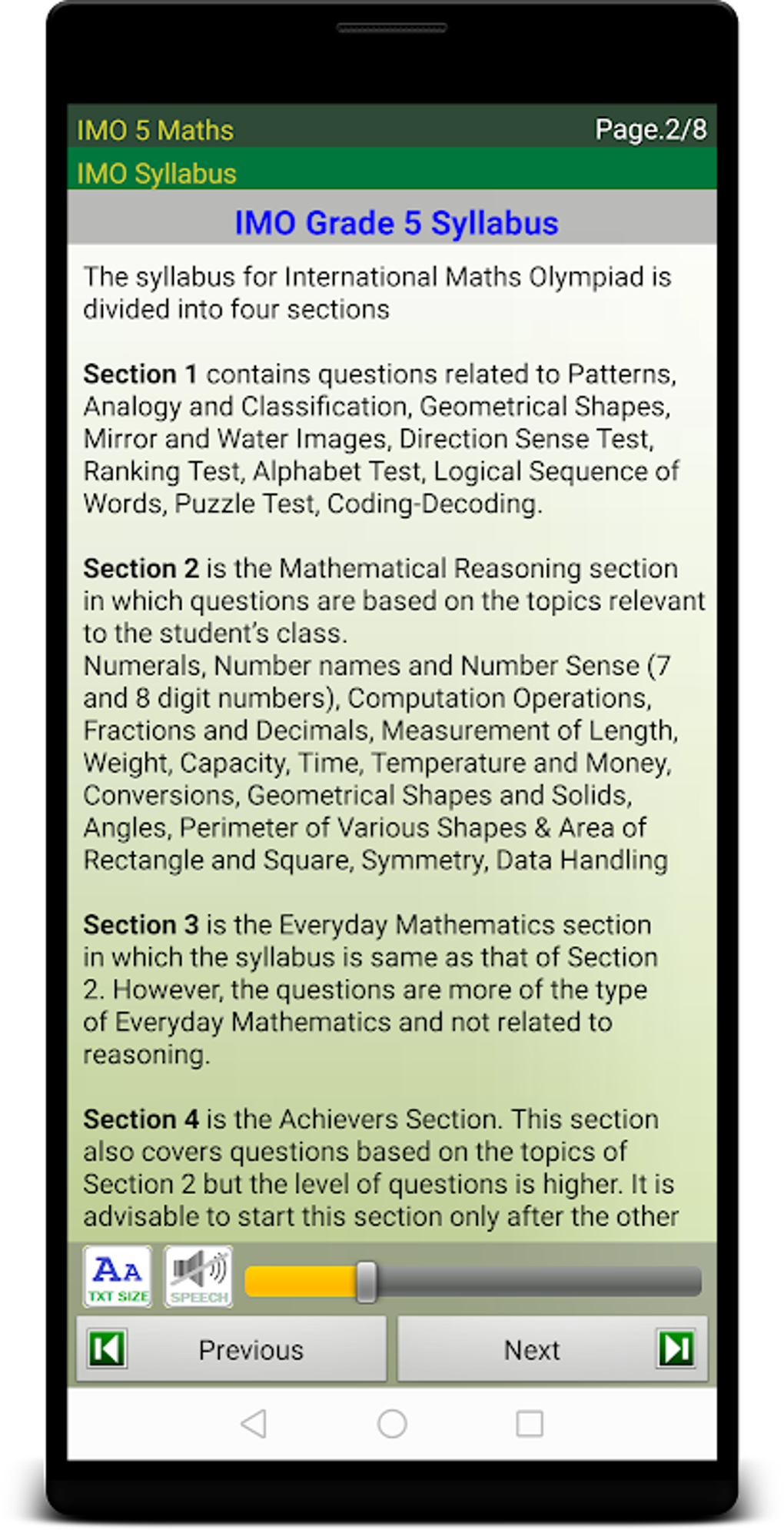IMO Mathematics Grade 5 APK For Android Download