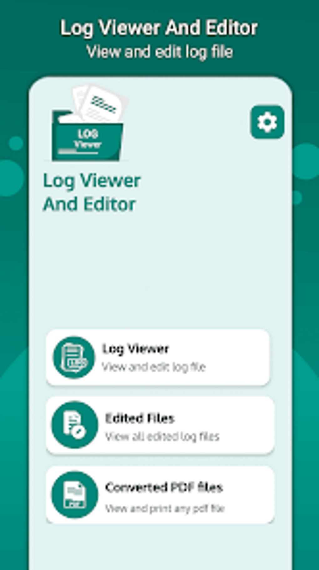 Log Viewer cho Android - Tải về