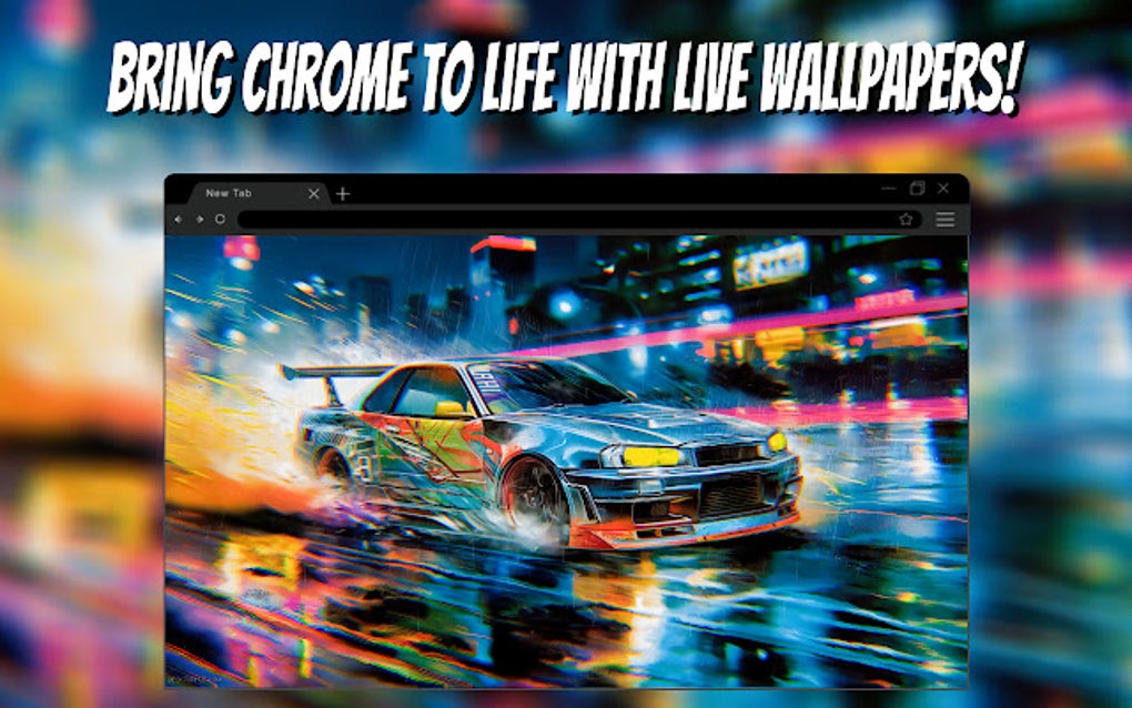 Nissan Skyline GT-R R34 Live Wallpaper Google Chrome 용 - 확장 프로그램 다운로드