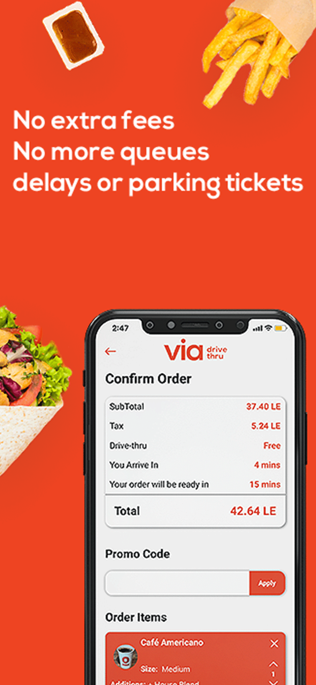 Android 용 Via Drive-Thru: Car Pickup - 다운로드