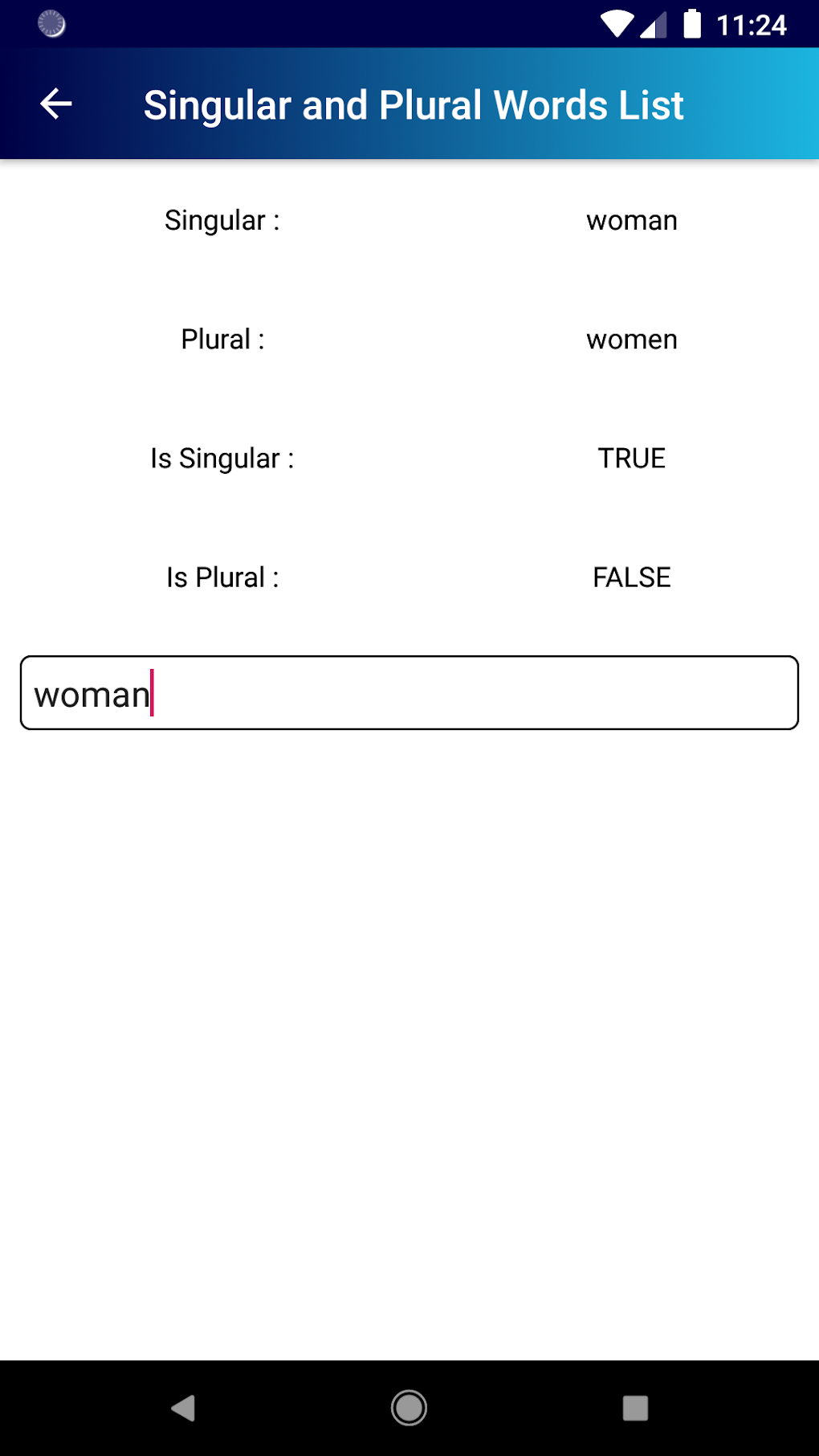 Singular and Plural Words List for Android - Download Singular and Plural Words List for Android - Download
