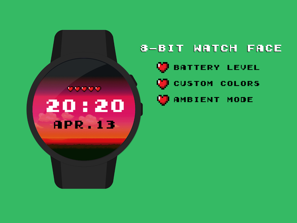 8 Bit Watch Face for Android - Download