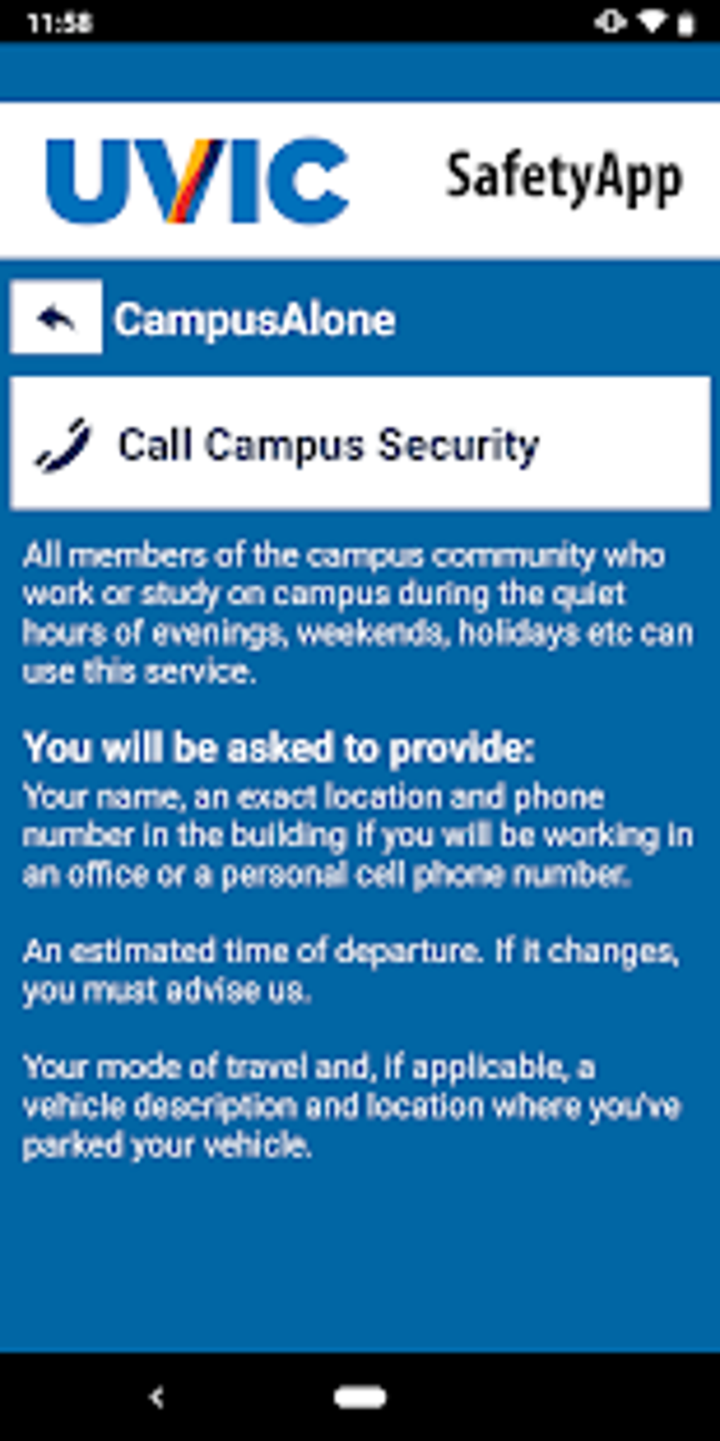 UVic SafetyApp APK for Android - Download