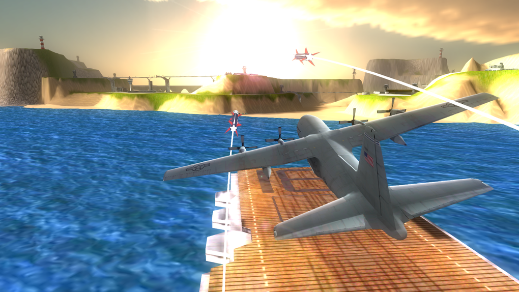 Bomber Plane Simulator 3D Airplane Game para iPhone - Descargar