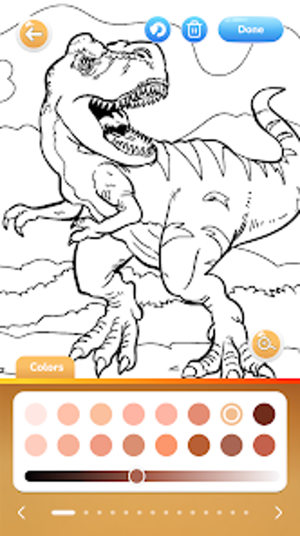 Dino Coloring World para Android - Descargar