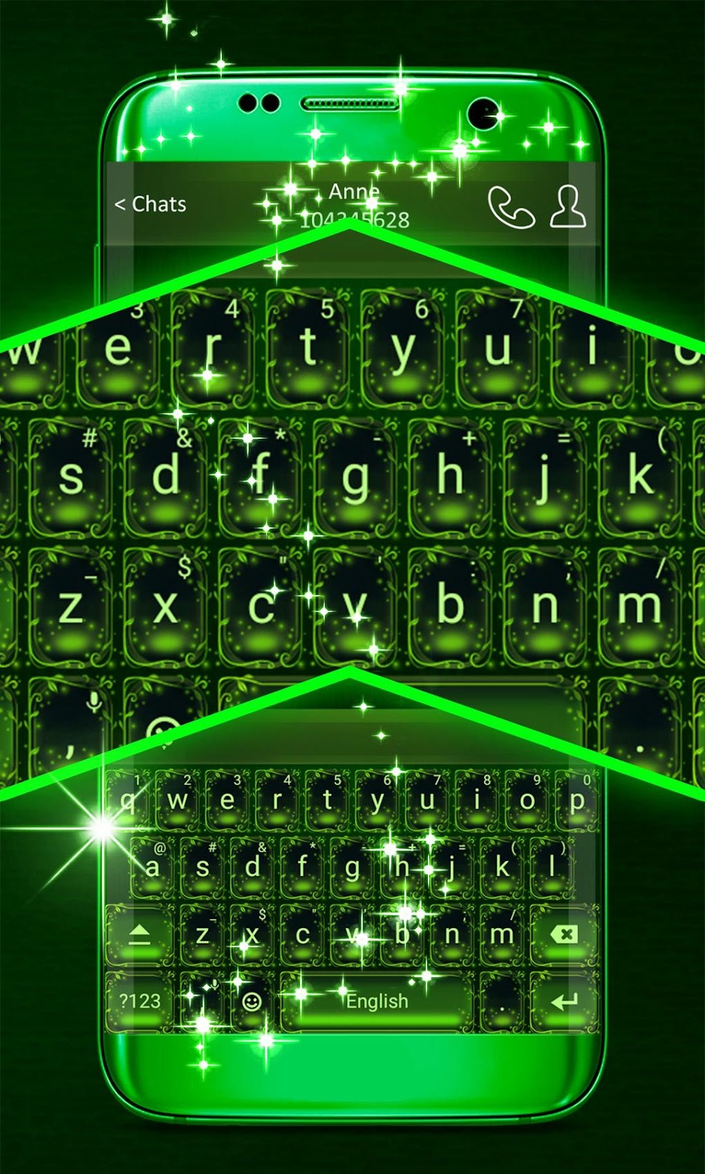 Android 용 Green Theme Keyboard APK - 다운로드