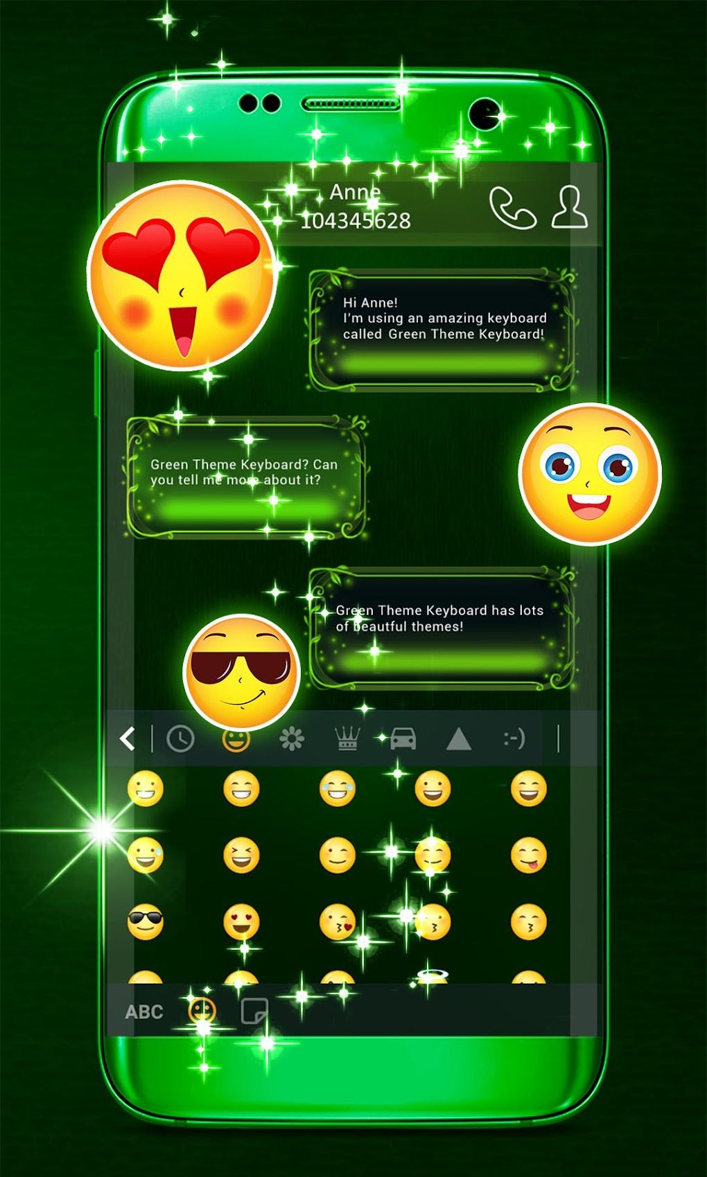 Android Için Green Theme Keyboard Apk İndir