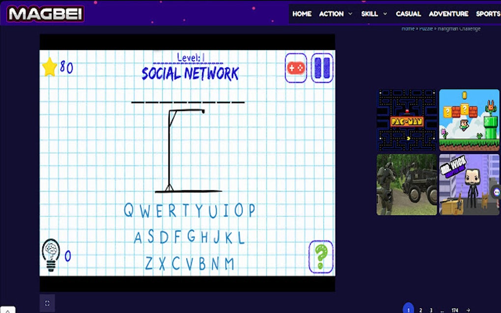 Hangman Challenge Game Launcher: Word Game para Google Chrome ...