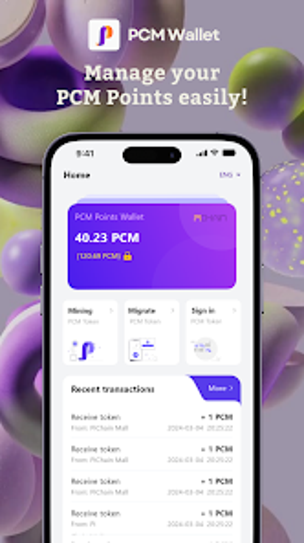 PCM Wallet for Android - Download