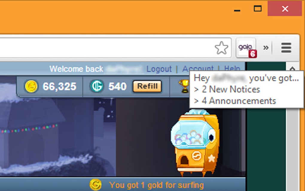 Gaia Online Notifications for Google Chrome - Extension Download