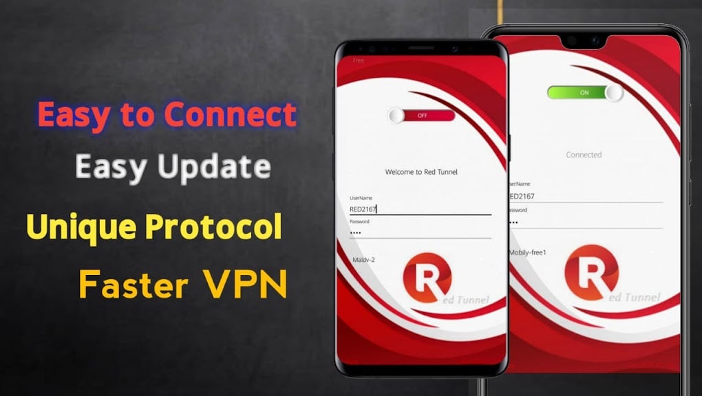 Red Tunnel VPN สำหรับ Android - ดาวน์โหลด