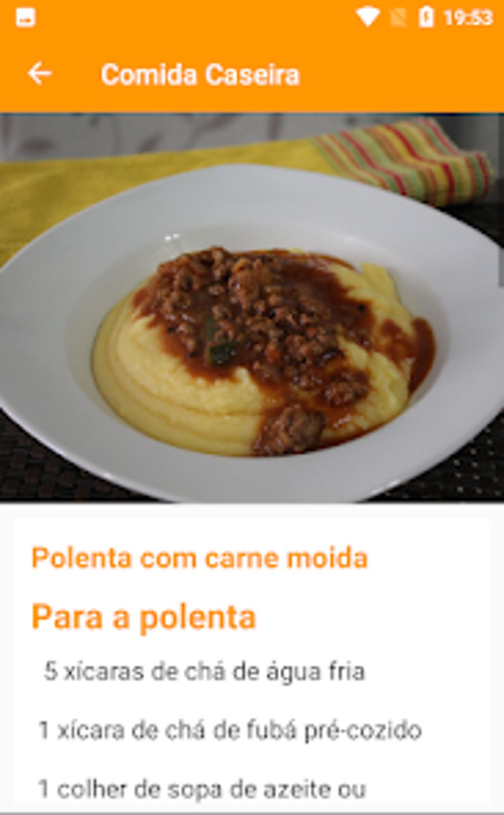 Comida Caseira for Android - Download