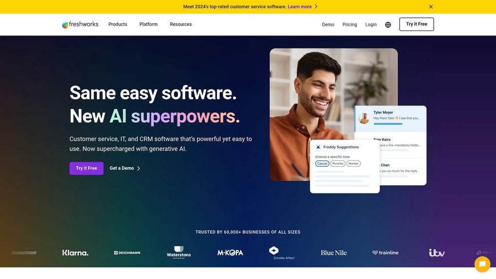 Freshworks for AI marketing: review, features & use cases