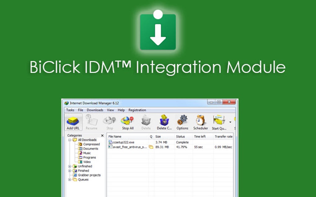 IDM Module | BiClick for Google Chrome - Extension Download