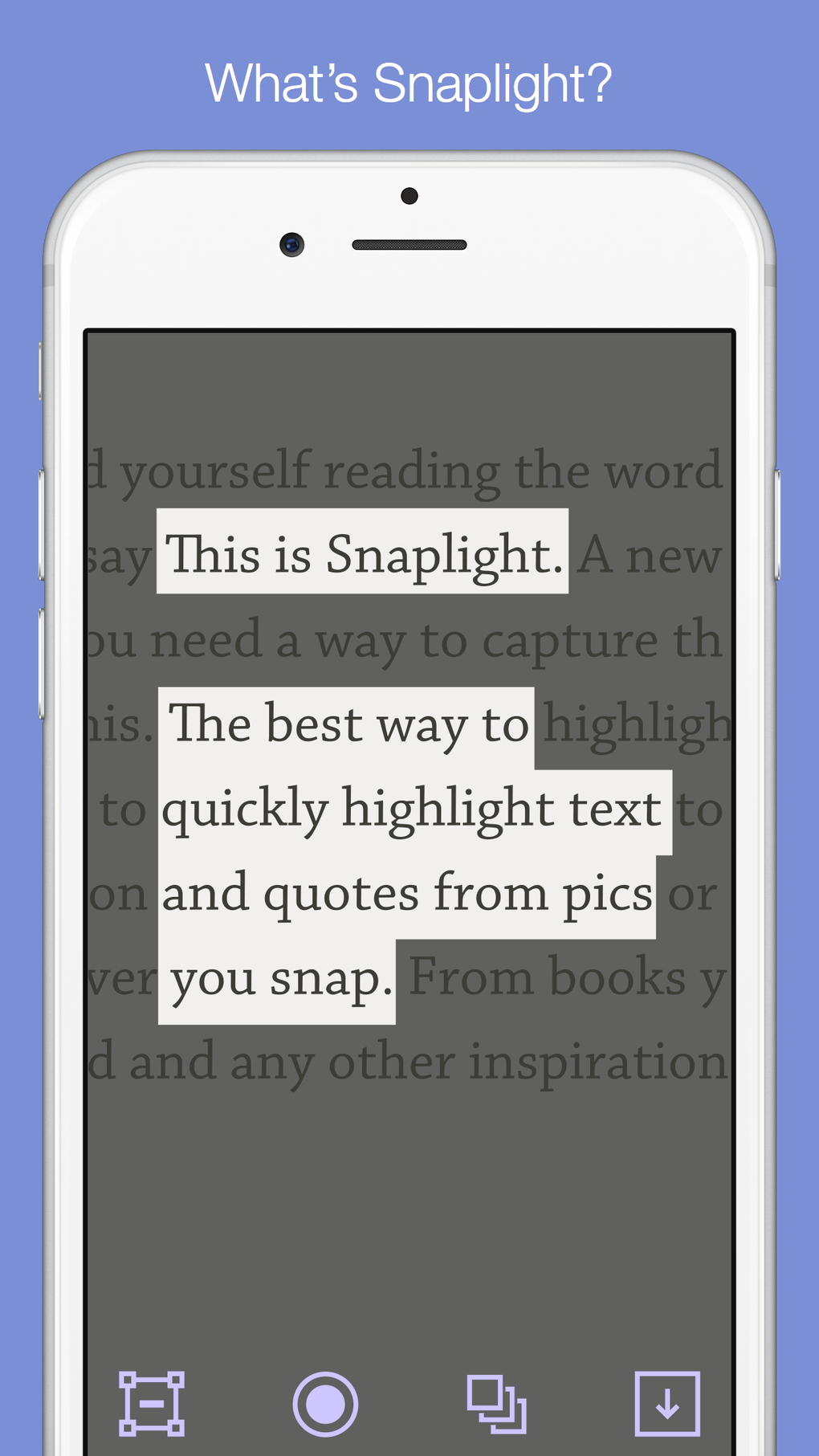 Snaplight - Photo Highlighter para iPhone - Descargar