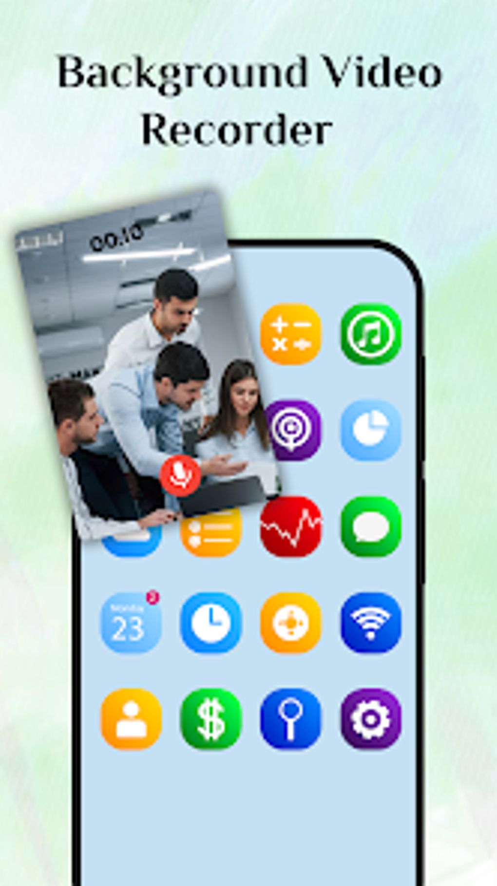 Background Video Recorder pour Android - Télécharger