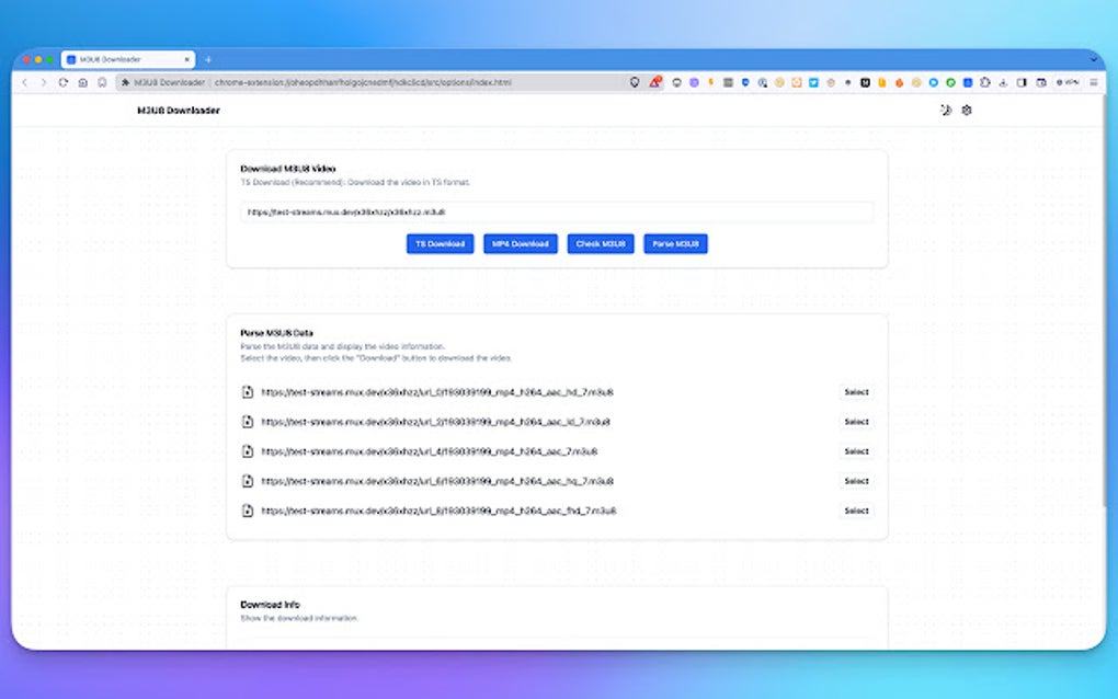 M3U8 Downloader for Google Chrome - Extension Download
