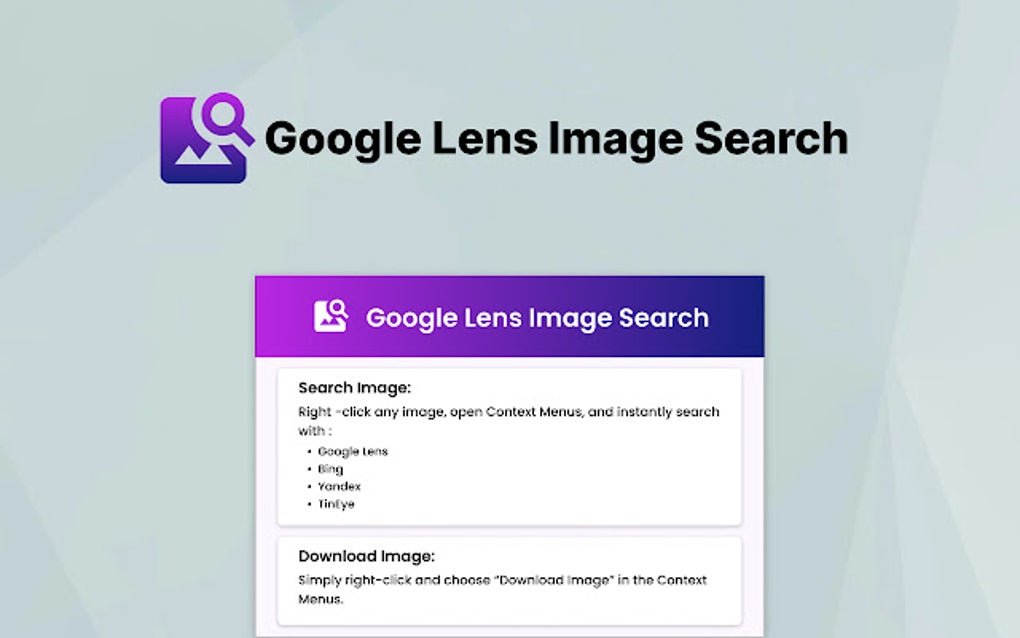 Google Lens Image Search for Google Chrome - Extension Download