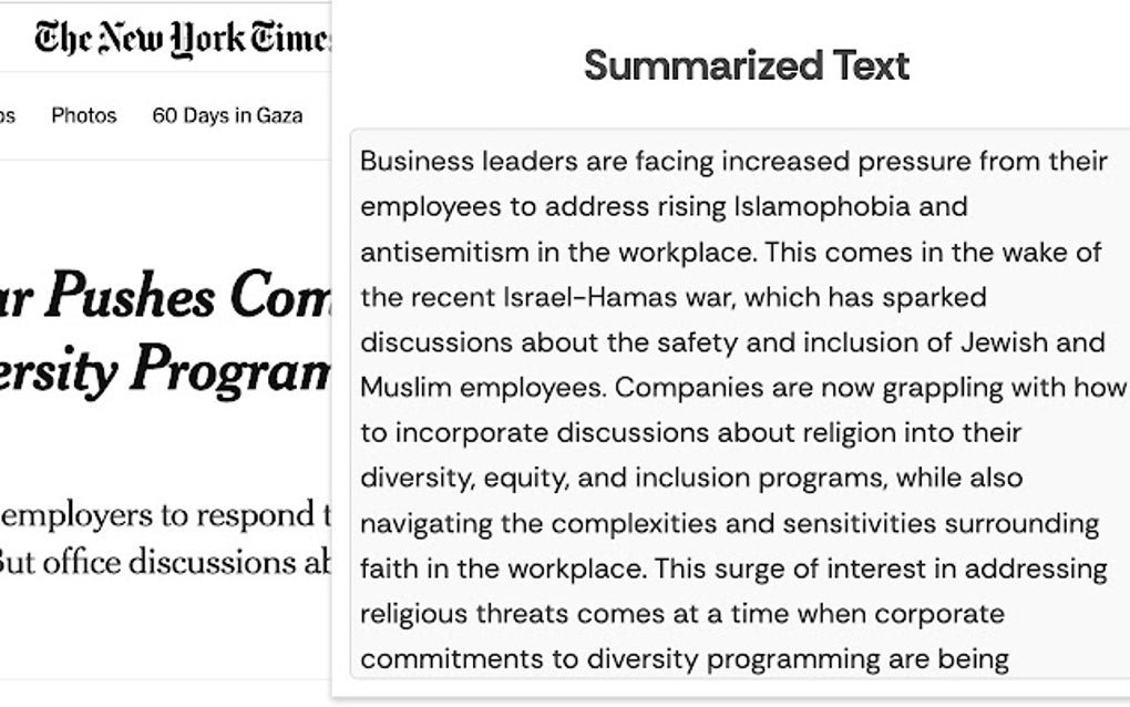 News Article Summarizer para Google Chrome - Extensión Descargar