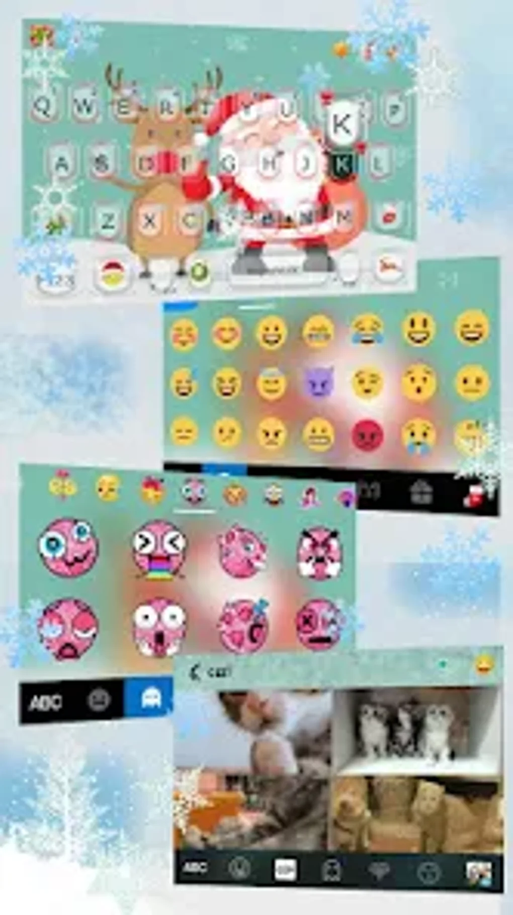 Cartoon Christmas Keyboard The for Android - Download