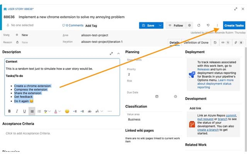 Azure Magic Task Maker pour Google Chrome - Extension Télécharger
