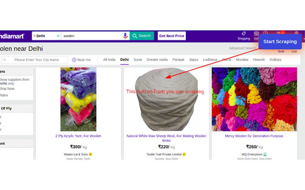 Indiamart Extractor for Google Chrome - Extension Download