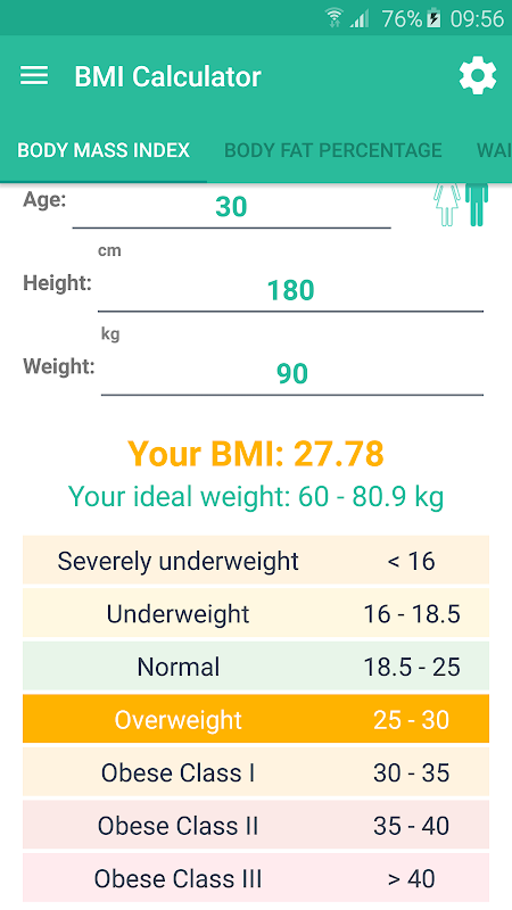 BMI Calculator - Weight Loss APK for Android - Download