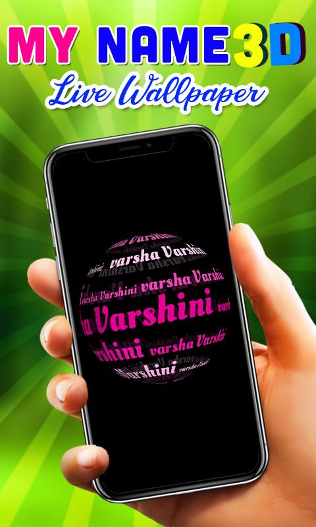 3D My Name Live Wallpaper for Android - Download