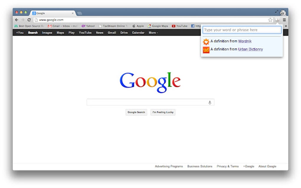 Urban and Normal Dictionary для Google Chrome - Расширение Скачать