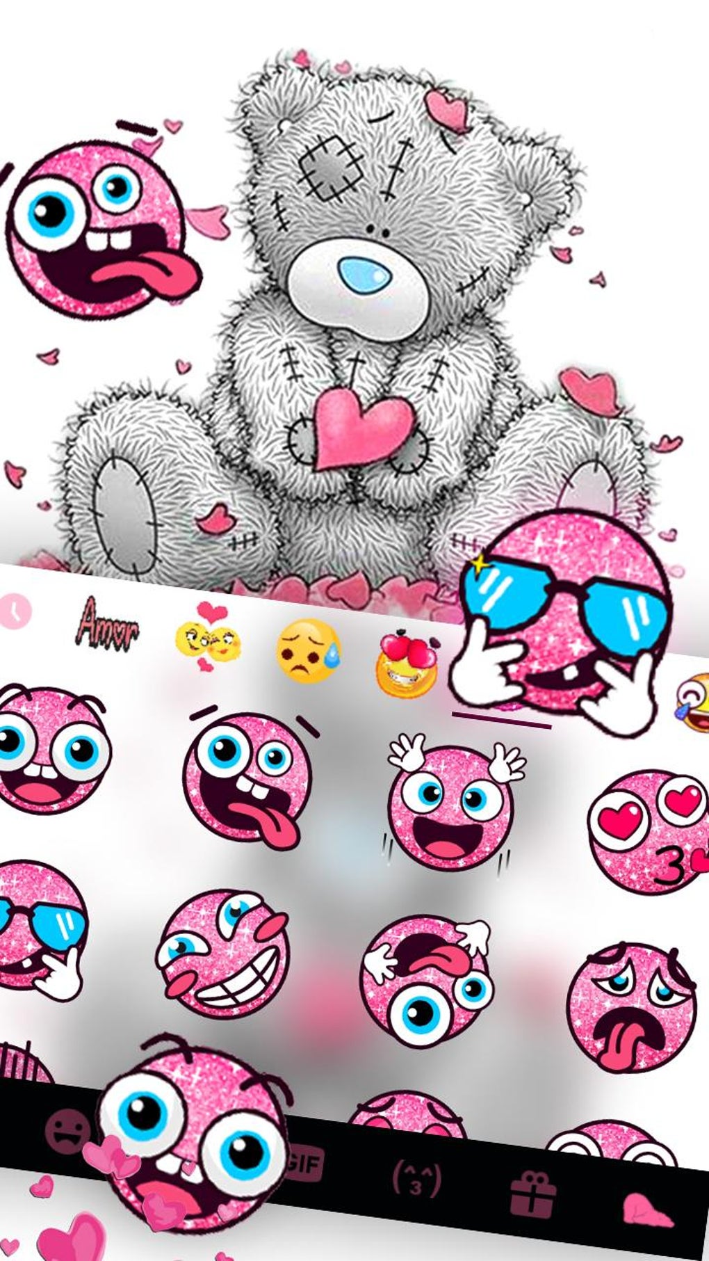 Lovely Poor Bear Theme for Android - Download