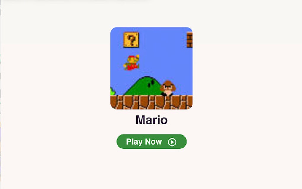 Super Mario Bros Classic Game para Google Chrome - Extensión Descargar
