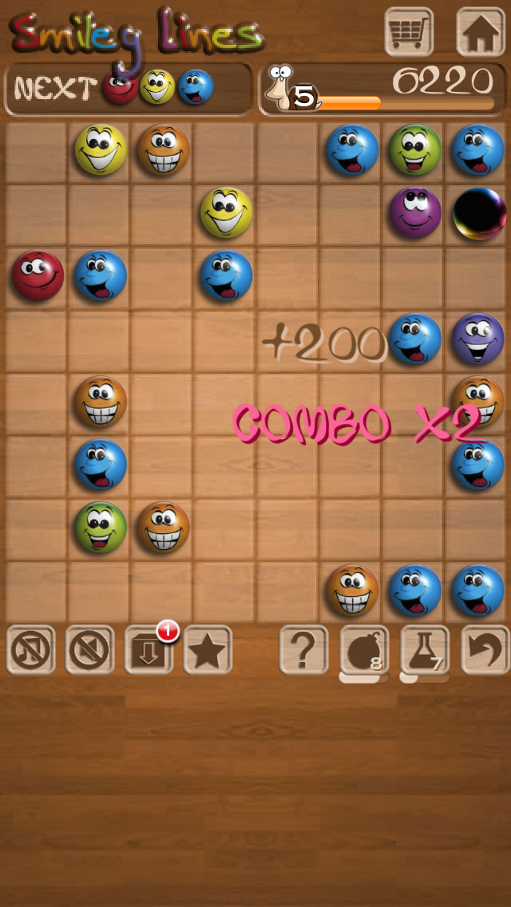 iPhone 용 Smiley Lines Classic Emoji Logic Game - 다운로드