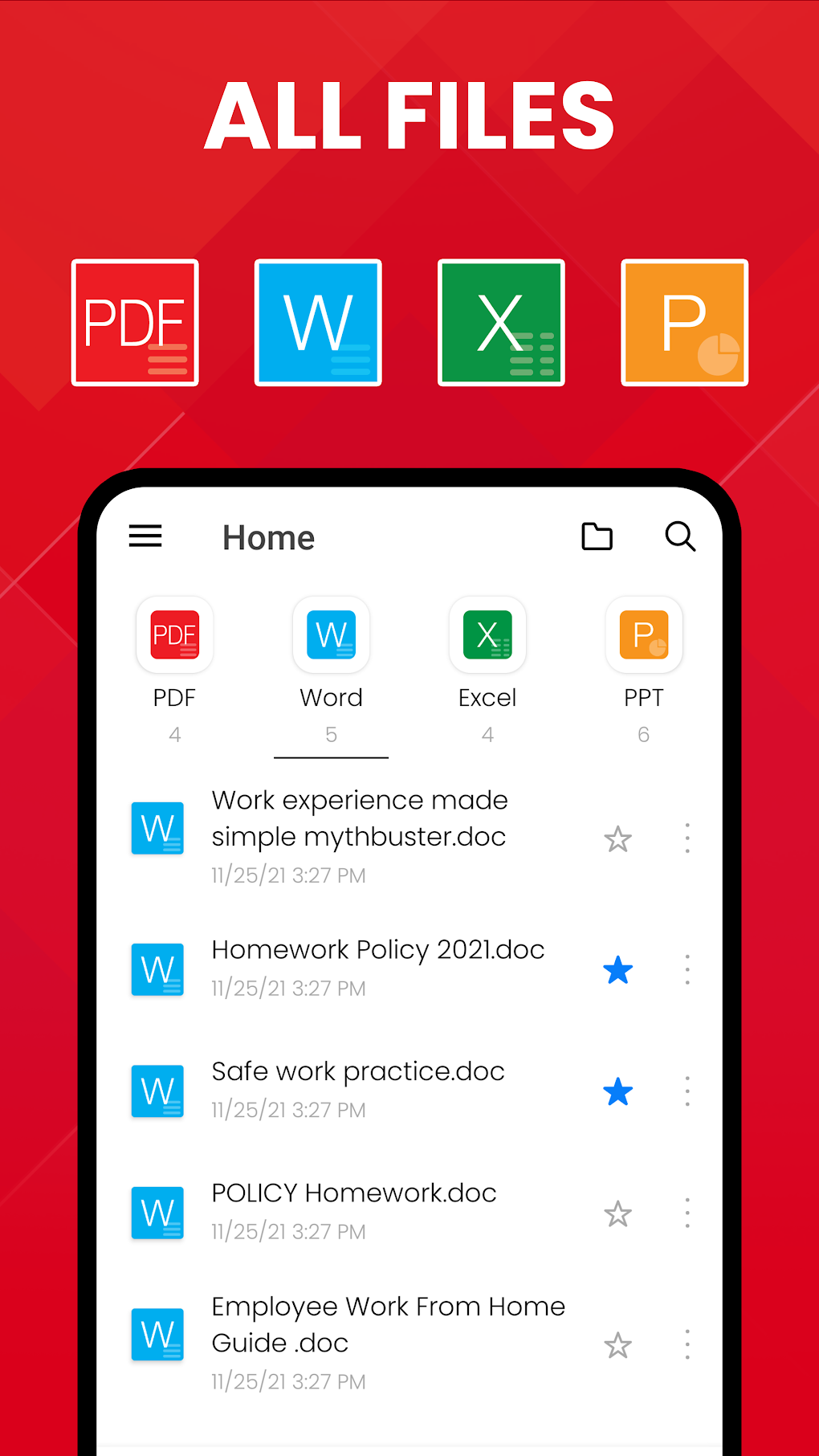 All Document Reader: PDF Word APK cho Android - Tải về