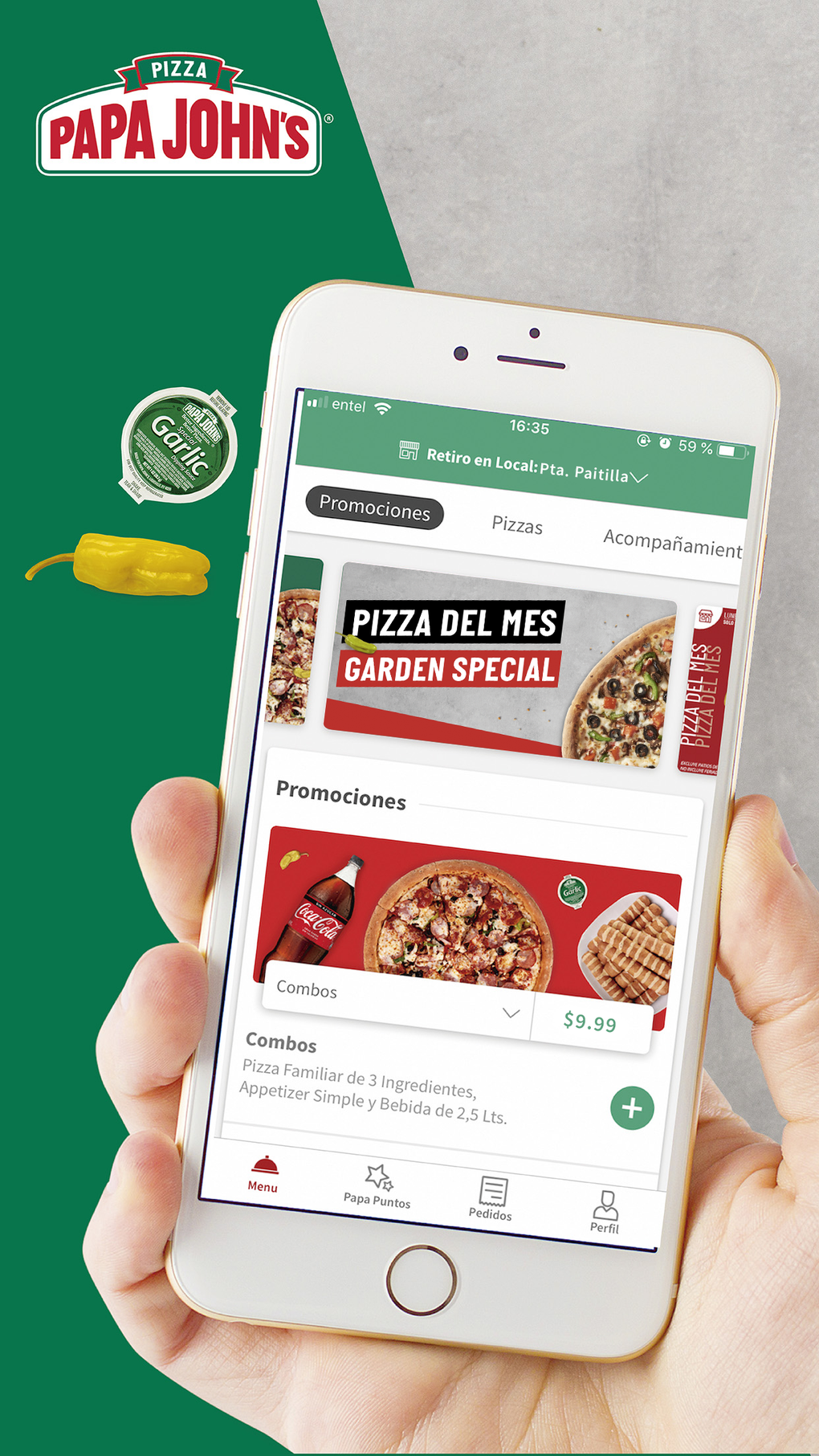 iPhone için Papa Johns Pizza Guatemala - İndir