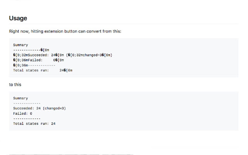 ansi-colors-chrome-extension for Google Chrome - Extension Download