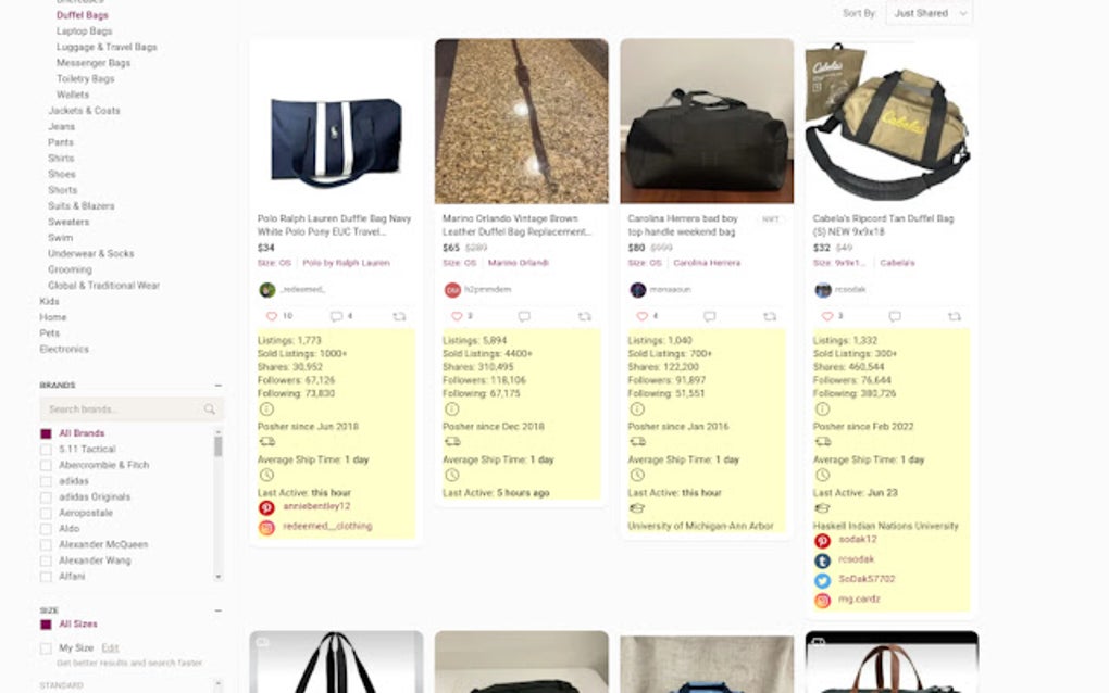 Poshmark X-ray para Google Chrome - Extensión Descargar