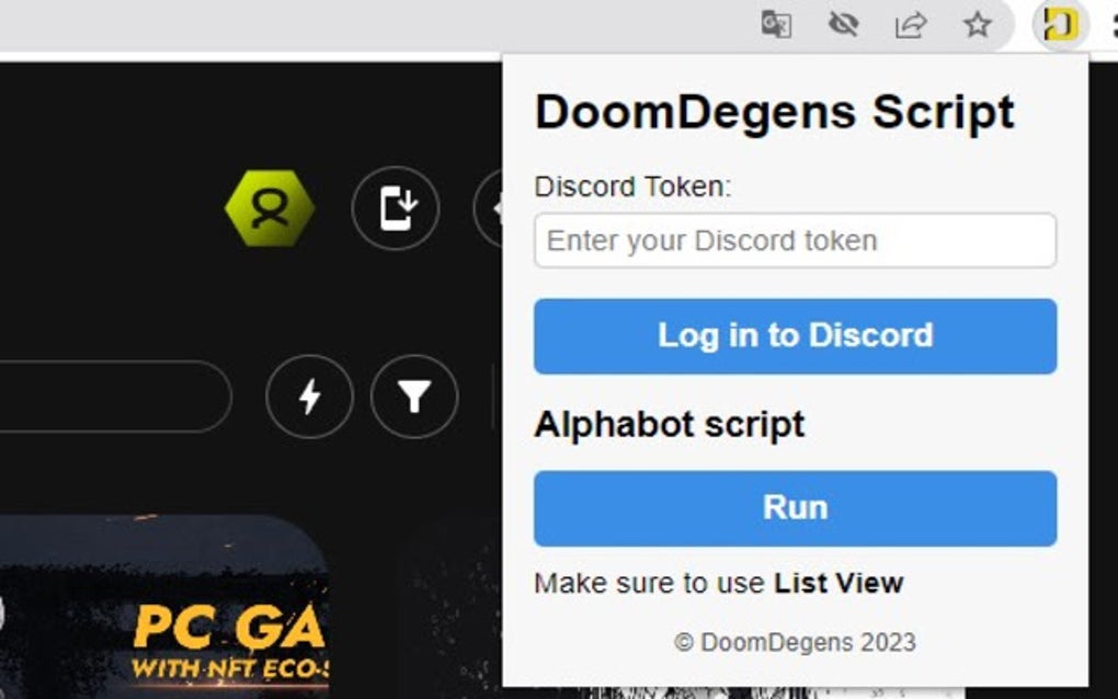 Doom Degens for Google Chrome - Extension Download