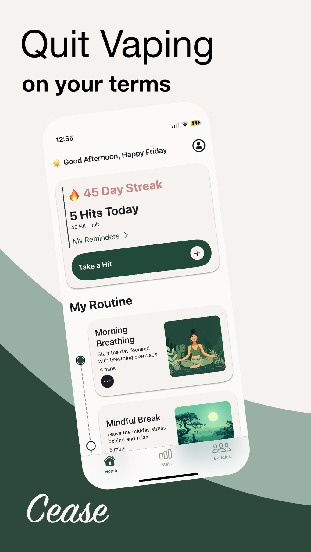 Quit Vaping Tracker by Cease for iPhone - Download