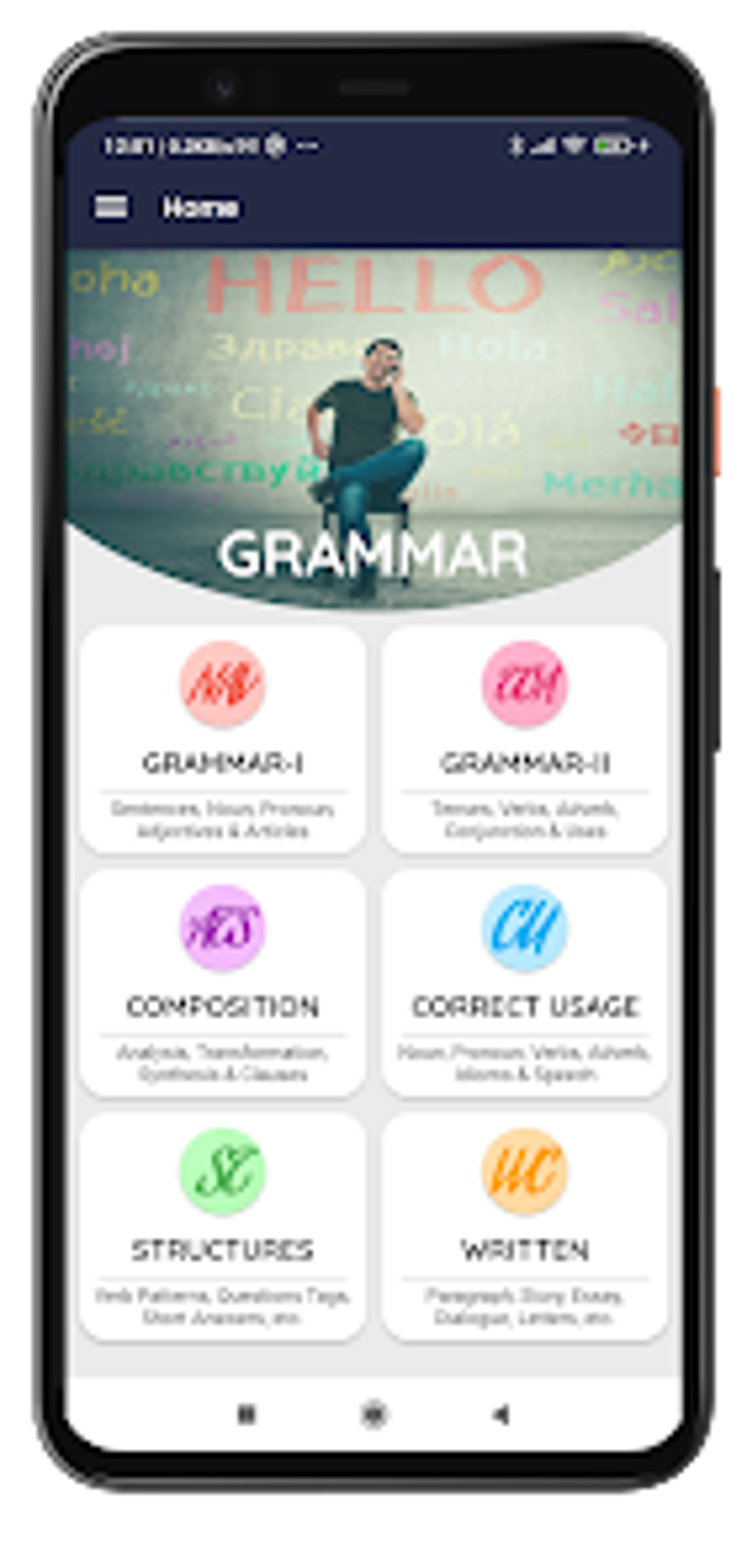 Android High School English Grammar 