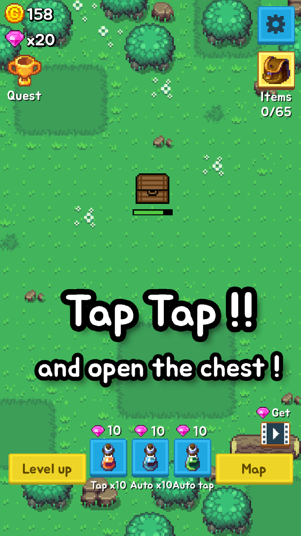 Tap Chest - clicker idle game para iPhone - Download