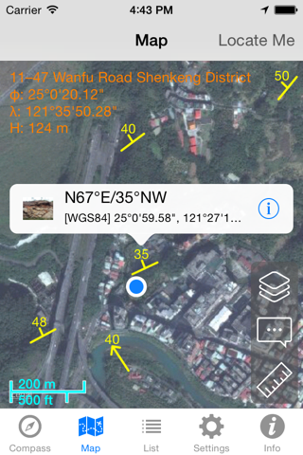 GeoCompass 2 - Geologists Compass para iPhone - Descargar GeoCompass 2 - Geologists Compass para iPhone - Descargar