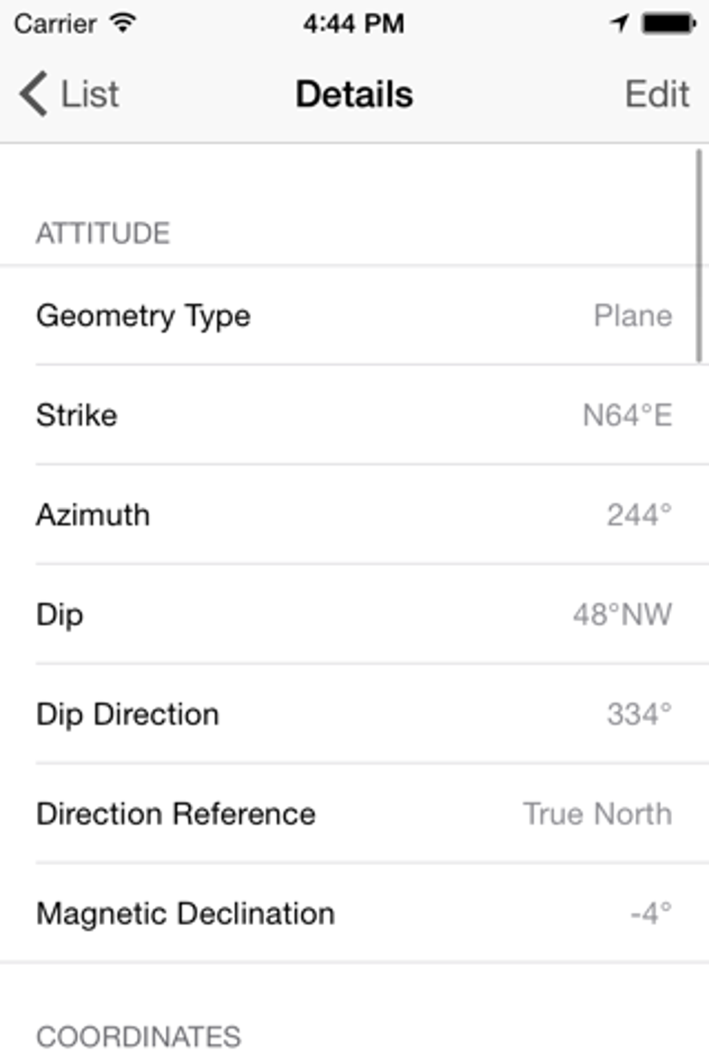 GeoCompass 2 - Geologists Compass para iPhone - Descargar