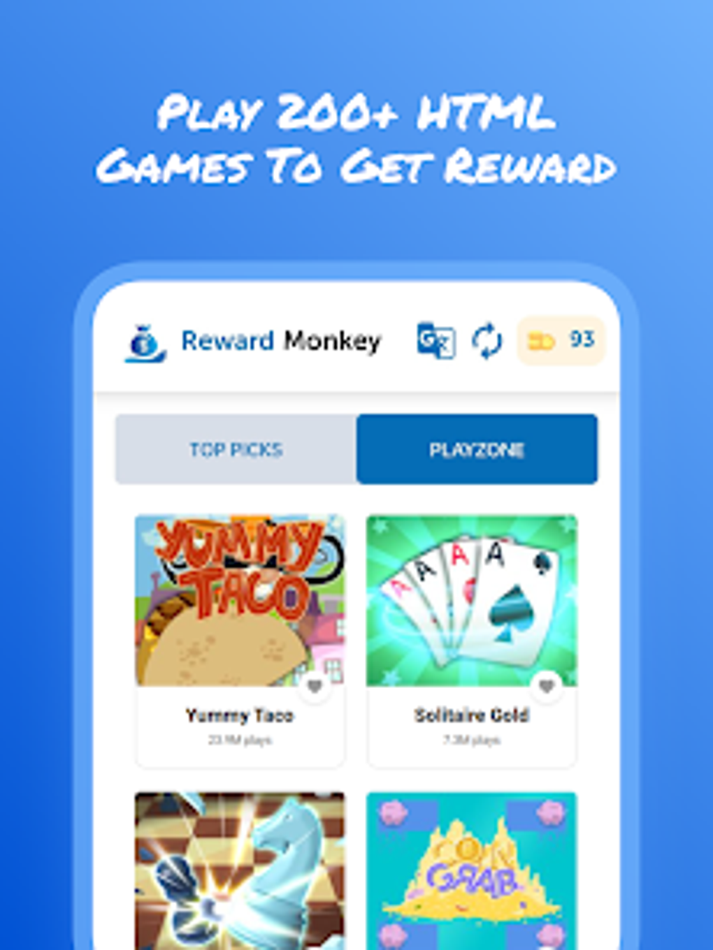 Reward Monkey: Games Rewards for Android - Download