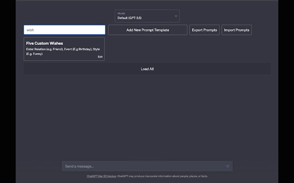ChatGPT Prompt Manager per Google Chrome - Estensione Download